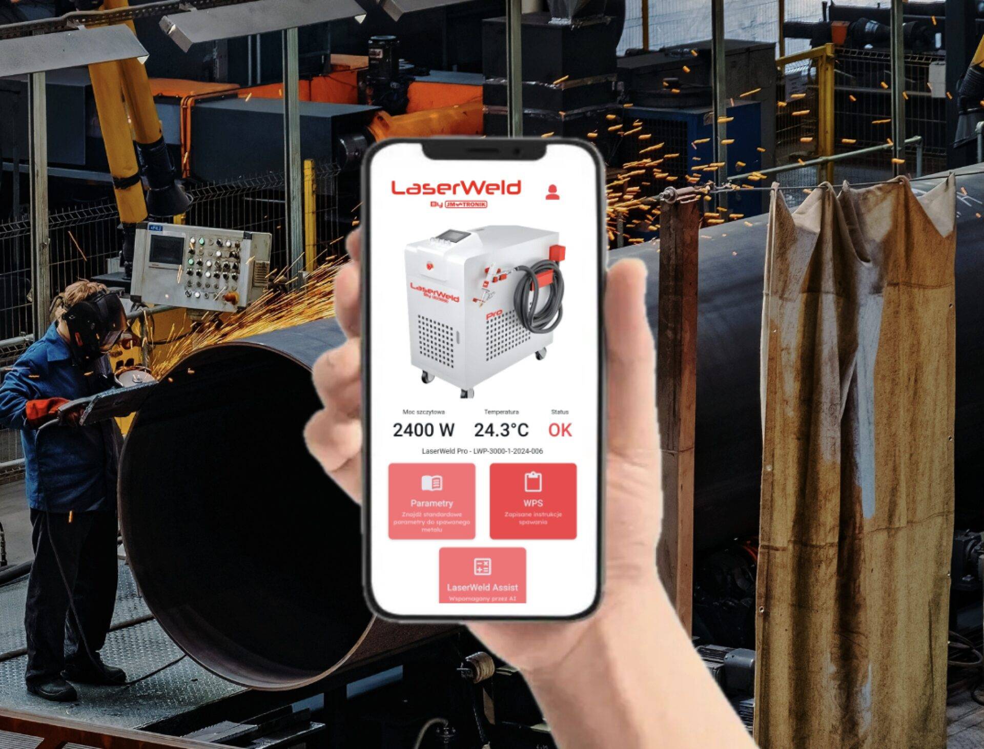 Spawarka laserowa 3w1 - LaserWeld Pro od jm-tronik